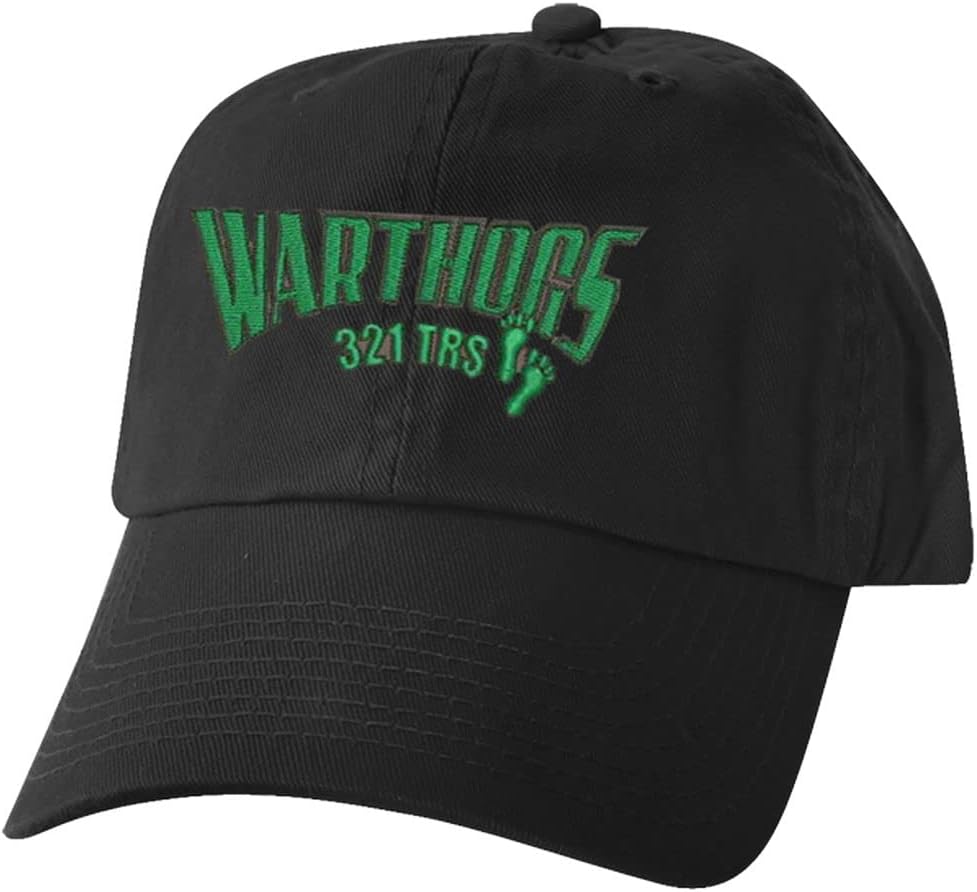 Warthogs 321 TRS Embroidered Black Ball Cap at Amazon Men’s Clothing store