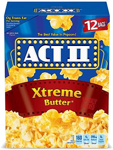 Amazon.com: ACT II Butter Microwave Popcorn, 3-Count 2.75-oz. Bags ...