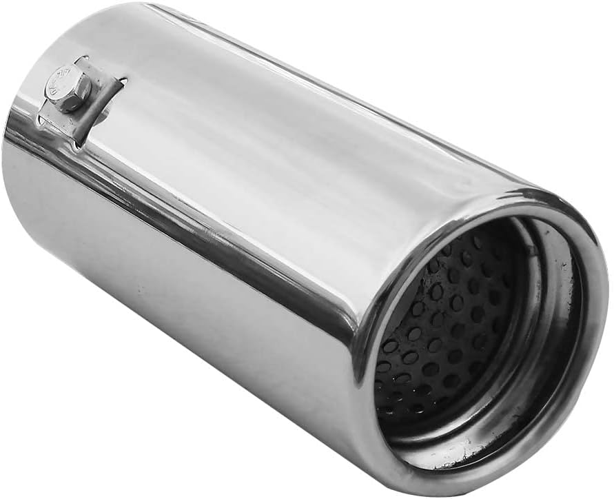 Single Exhaust Tip Performance Sport Muffler Universal Trim Tail End ...