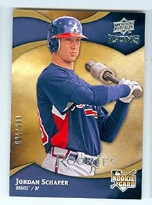Jordan Schafer baseball card (Atlanta Braves) 2009 Upper Deck Icons ...
