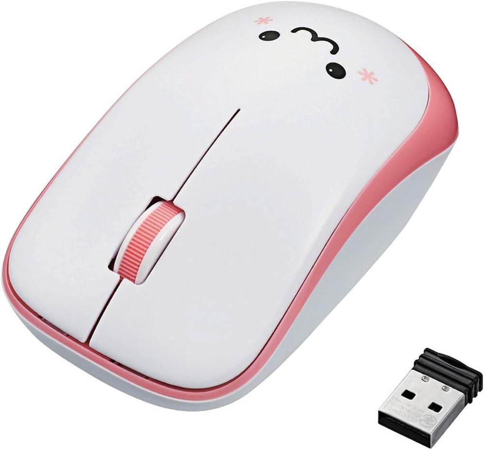 Amazon.com: ELECOM Wireless 3 Button Mouse, IR Sensor, Symmetric Design ...