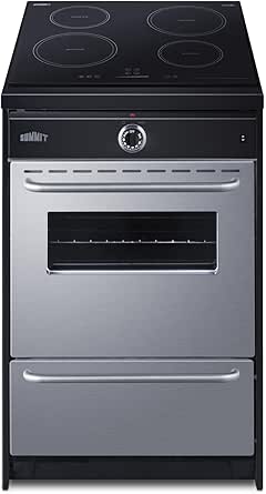 Amazon.com: Summit 24" Induction Range, 2.92 cu. ft. Oven, 4 Elements ...