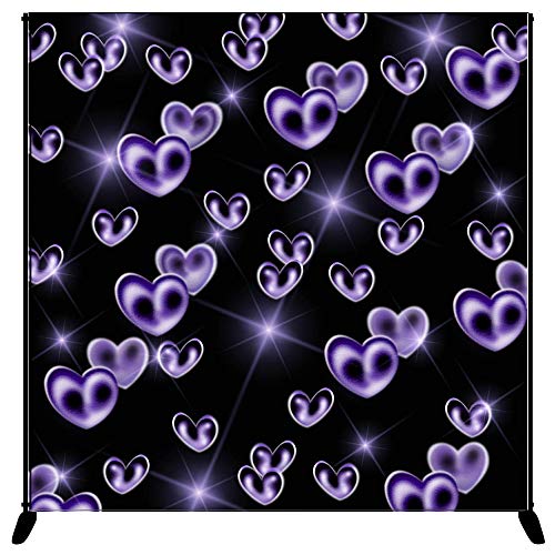 Buy Mocsicka Early 2000s Photography Backdrop Red Heart Couples Kids ...