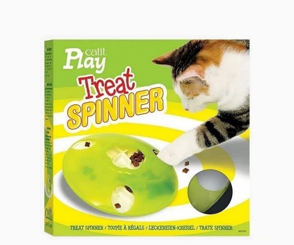 Amazon.com : Catit Cat Play Treat Spinner, Interactive Cat Toys : Pet ...