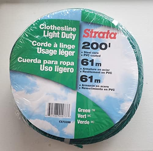 Strata Heavy Duty Clothesline for Drying Clothes, Linen, and Laundry ...