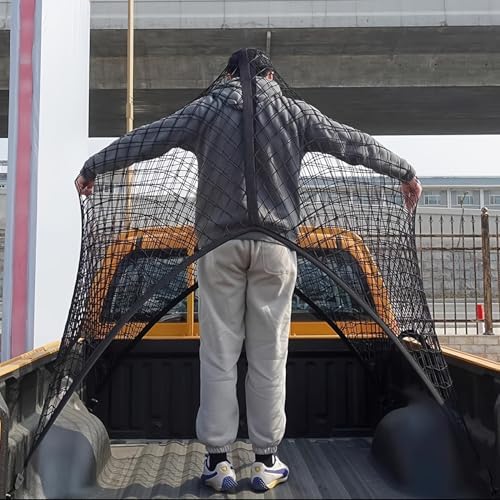 Highly Elastic Cargo Net, Simple Truck Bed Cargo Mesh Organizer ...
