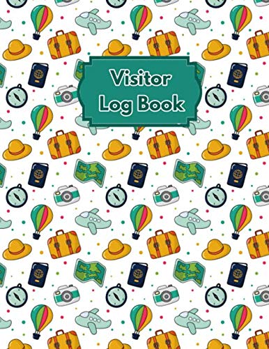 Amazon.com: Visitor Log Book: Visitors Journal For Signing In and Out ...