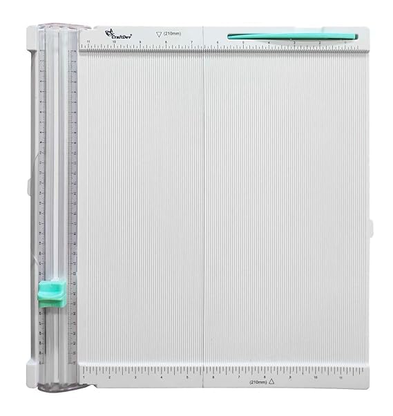 CRAFTNCREATION Scoring Board - 12" x 12" Plastic Craft Board with Built ...