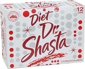 Amazon.com : Shasta Diet Dr Shasta Soda, 12-Ounce Cans (Pack of 24 ...
