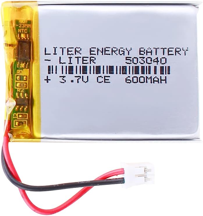 Amazon.com: 3.7V 80mAh 401520 Lipo Battery Rechargeable Lithium Polymer ...