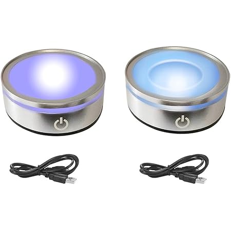 Amazon.com: Colorful Led Display Bases, Batteries LED Display Base ...