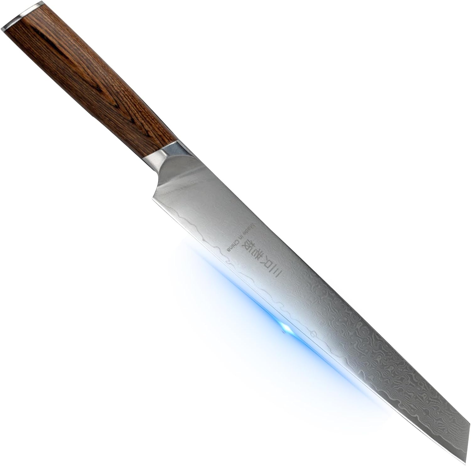 Amazon.com: 10MOONS Sushi Knife 13.98 Inch - Damascus Steel Sashimi ...