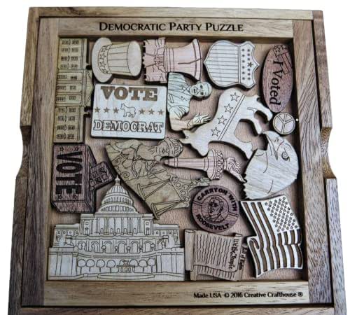 Amazon.com: The Democratic Party Puzzle : Handmade Products
