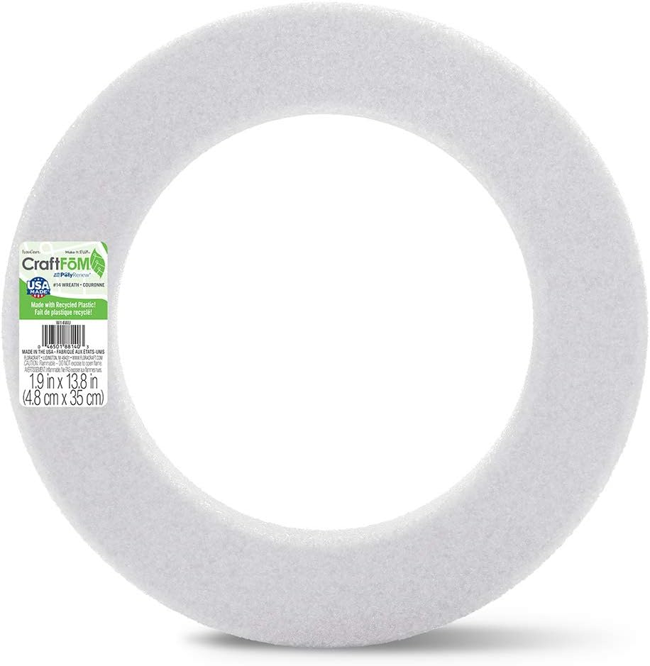 Amazon.com: SUPVOX Foam Rings - 11-Inch Wet Floral Foam Designer Ring ...