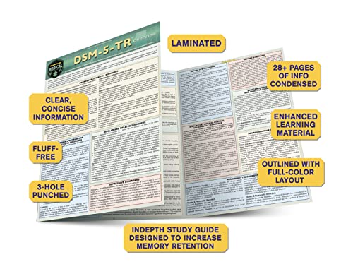 Snapklik.com : DSM-5-TR Overview: A Laminated Reference Guide