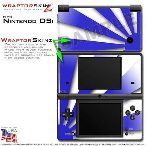 Amazon.com: Nintendo DSi Skin Rising Sun Blue WraptorSkinz Skins (DSi ...