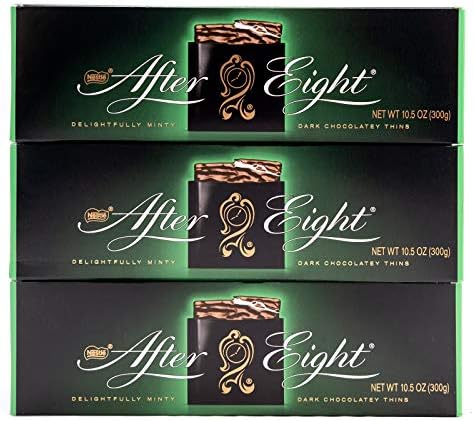 Amazon.com : Nestle After Eight, Dark Mint Thins (30 Mints - 300g/10 ...