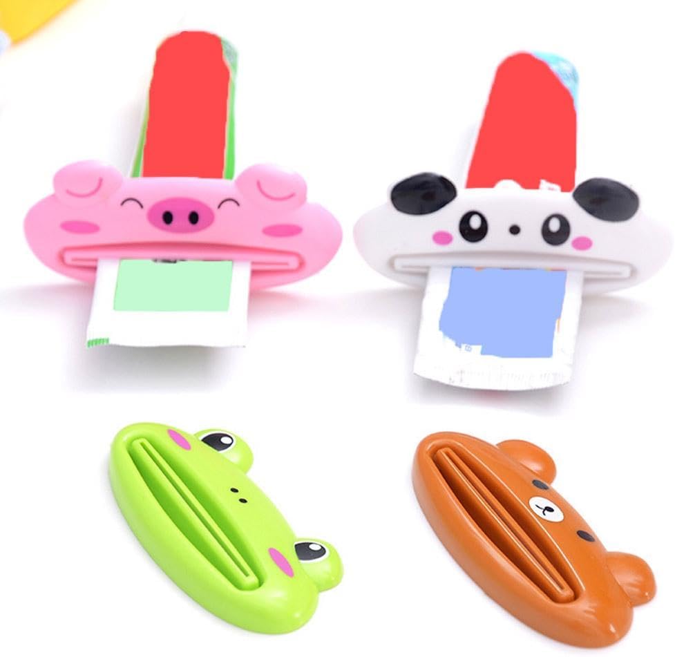 Amazon.com: Cartoon Animal Toothpaste Tube Squeezer,Plastic Press ...