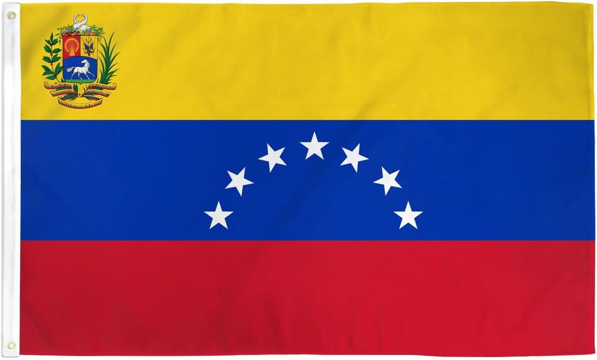 Amazon.com : 3'x5' VENEZUELAN FLAG of VENEZUELA, 8 Star Banner ...