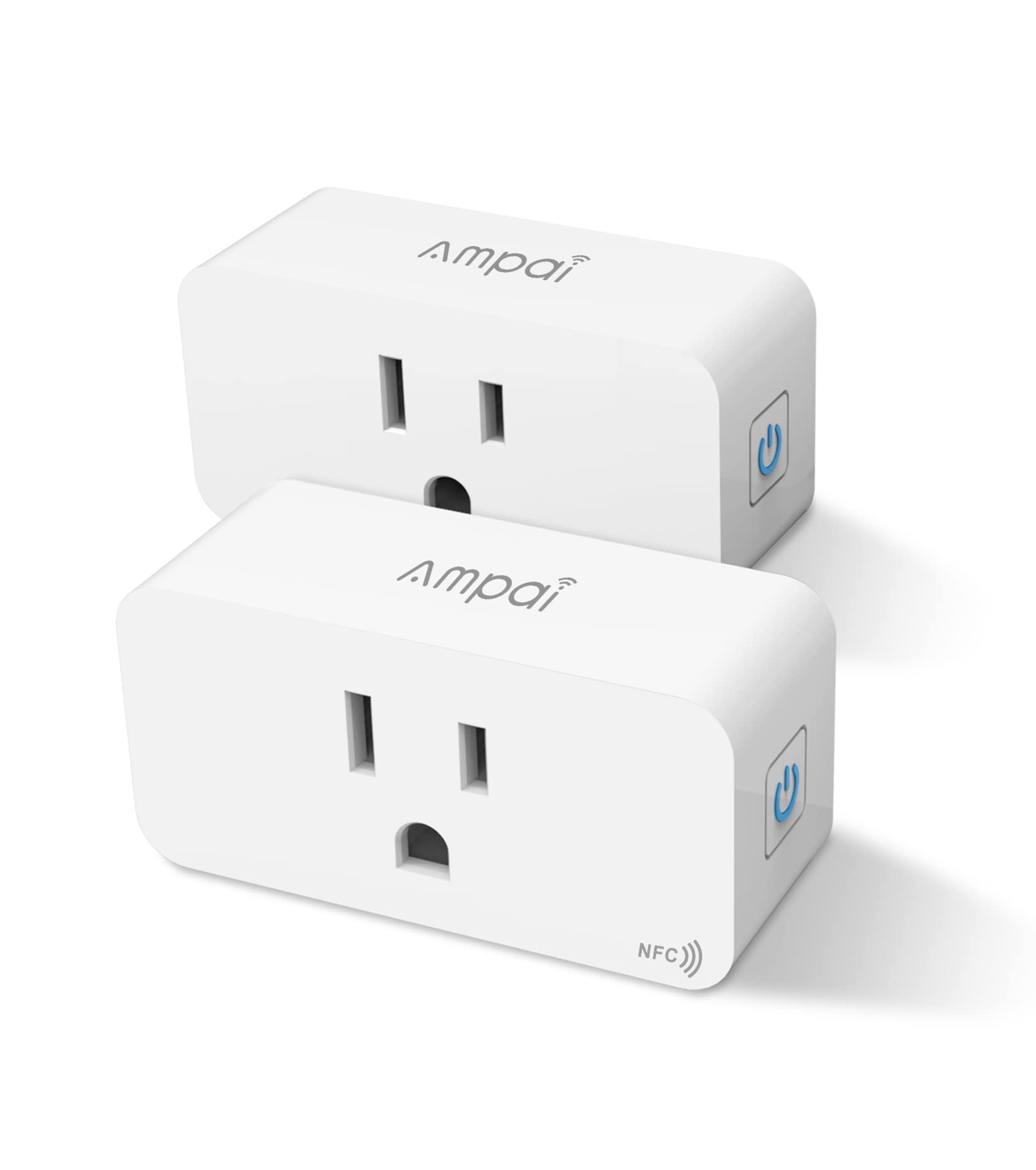 Ampai Apple HomeKit Smart Plugs 2 Pack - Energy Monitoring, Voice ...