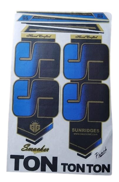 smacker blue t-20 cricket bat sticker : Amazon.in: Sports, Fitness ...