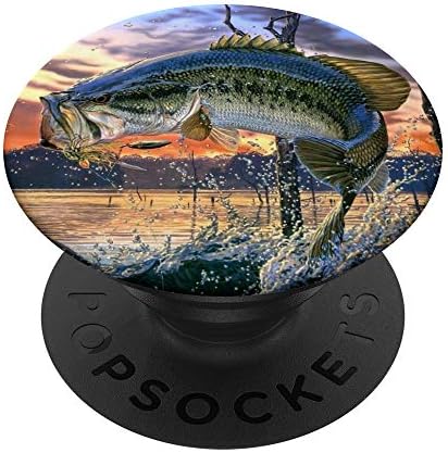 Amazon.com: Largemouth Bass Fishing for men Cool Fish Hunting Lovers ...