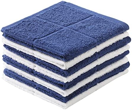 Amazon.com: comgloe Kitchen Dish Cloth Pack of 8, 11x11 Inches Cotton ...