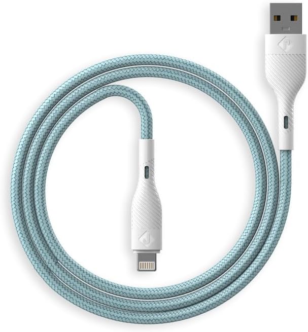 Snepp Essentials Nylon Braided USB to Lightning Fast Charging and Data ...