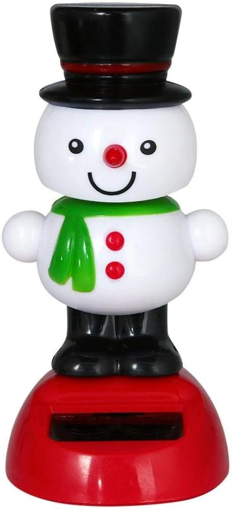 Amazon.com: Solar Dancing Toy Christmas Theme Figure Bobble Head Toy ...