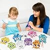 Amazon.com: BeYumi Coloring Owl Craft Kit - 83Pcs Back to School Color ...