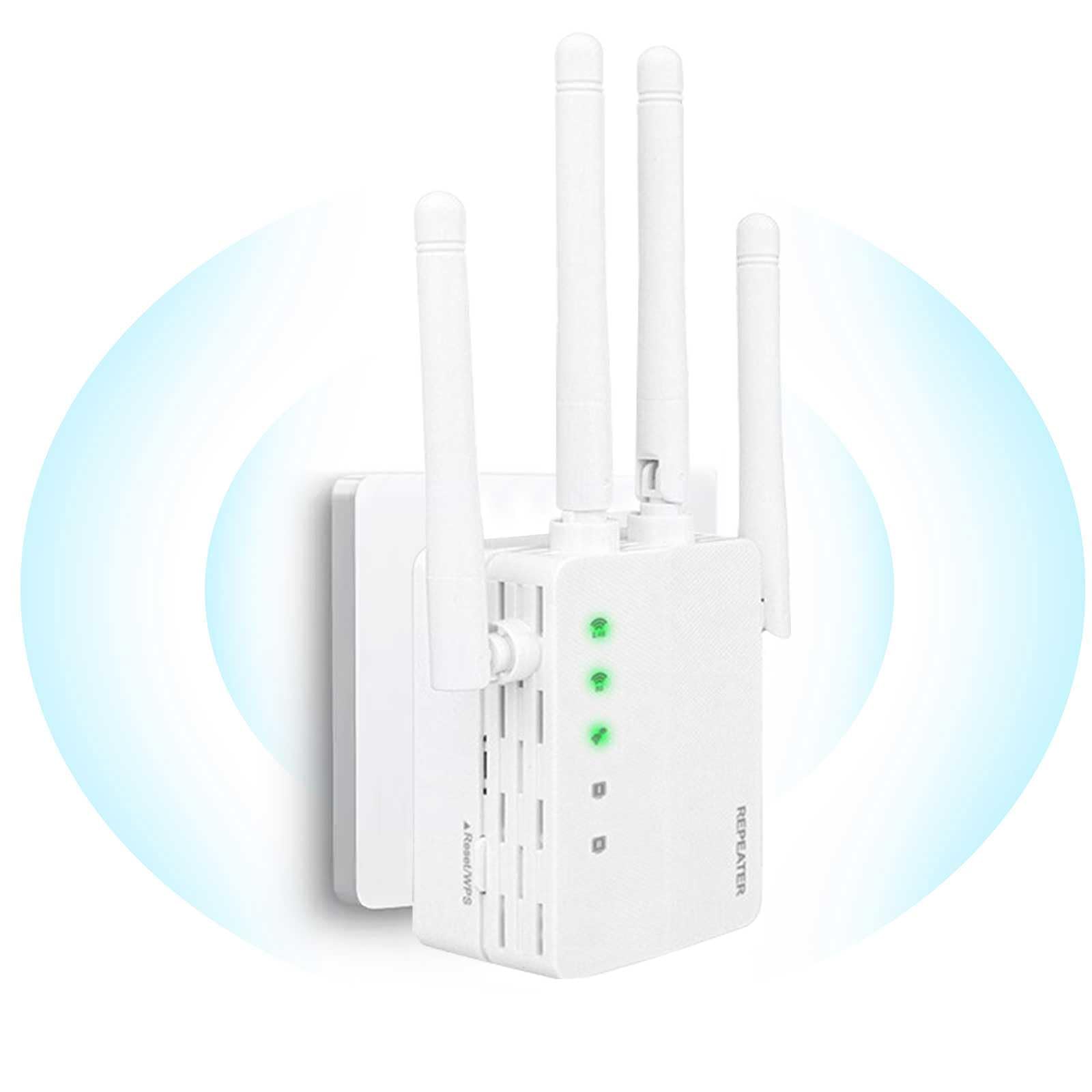 Amazon.com: 2025 WiFi Extender Wireless Booster 1200Mbps Range up to ...