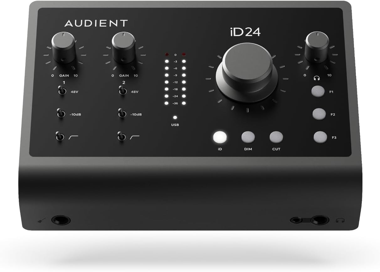Amazon.com: Audient iD4 USB 2-in/2-out High Performance Audio Interface ...