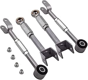 Amazon.com: AoDQQto Heavy Duty Adjustable Rear Camber Arm + Toe ...