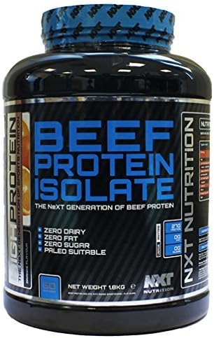 NXT Nutrition Beef Protein Isolate 1.8kg - Orange : Amazon.co.uk ...