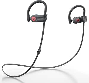 Amazon.com: PSIER Wireless Headphones IPX7 Waterproof Bluetooth Earbuds ...