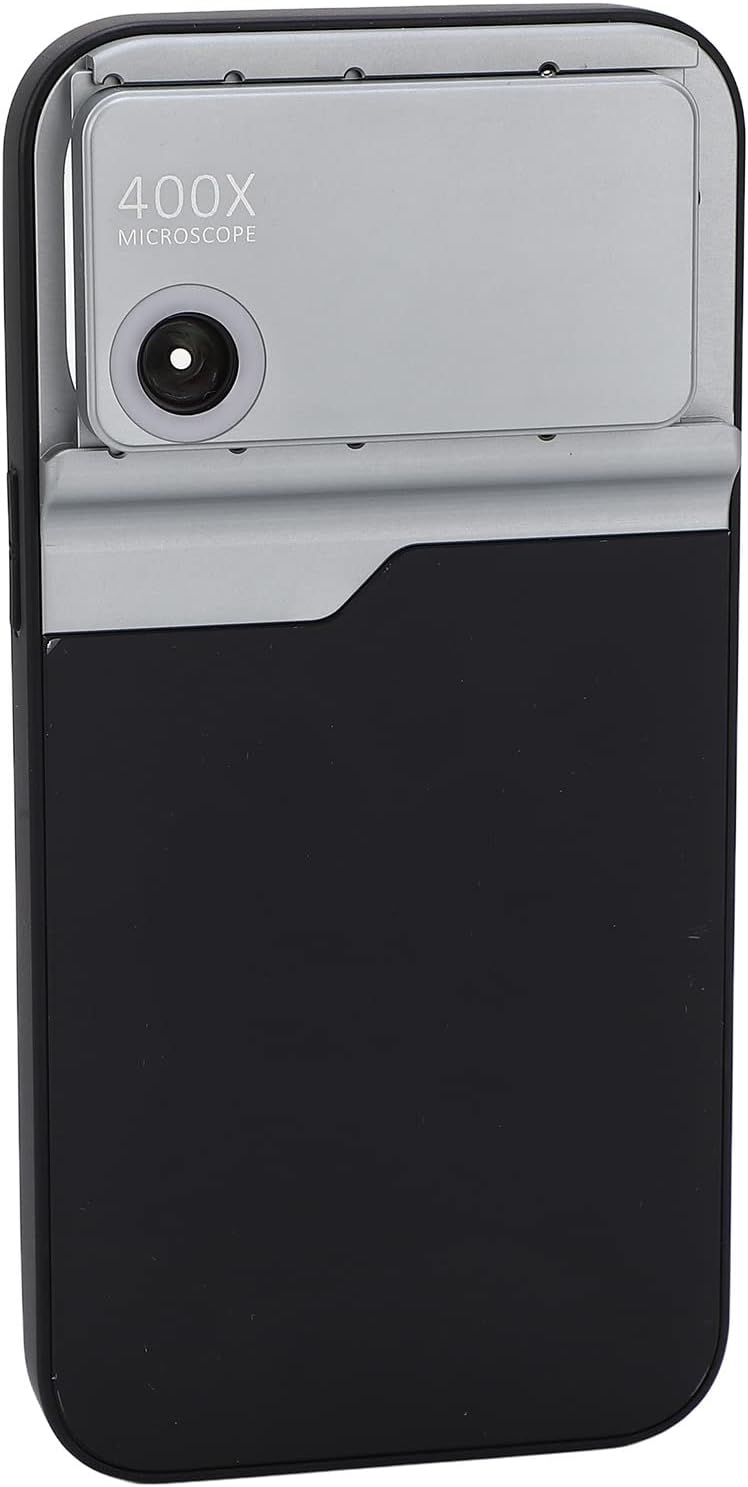 Amazon.com: 400X Microscope Kit, Mobile Phone Microscope Len for 14 Pro ...