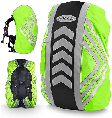 Waterproof Backpack Cover, Large Reflective Backpack Cover Waterproof ...