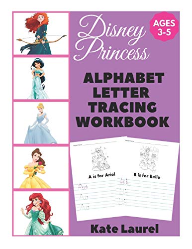 Buy Disney Princess Alphabet Letter Tracing Workbook Ages 3 5 Alphabet 