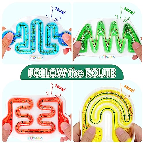 Sensory Squeeze Toys for Autism, LESONG 4 Pack Squishy Sensory Tubes ...