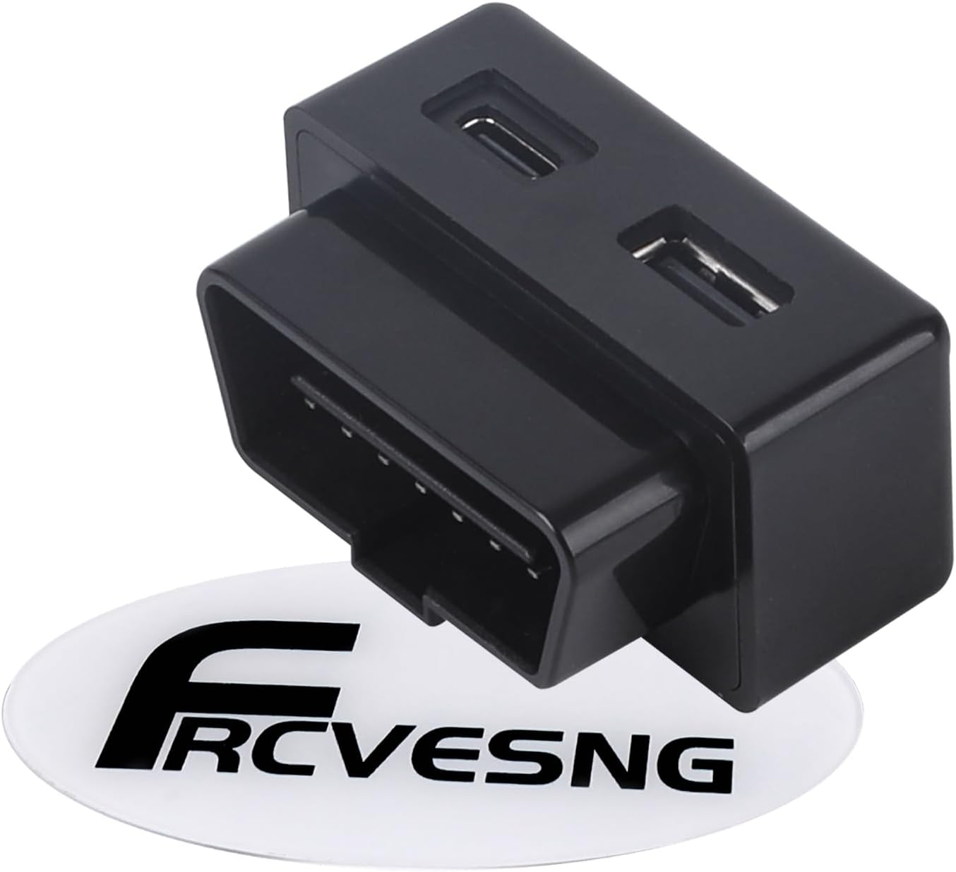 Amazon.com: FRCVESNG Car OBD Power Adapter, PD 30W OBD Male to Type-C USB Female Charger DC12 ...