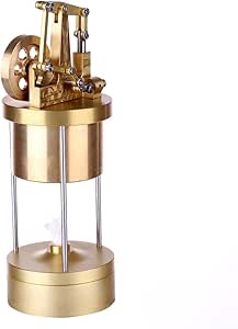 Amazon.com: RoverXdiy Mini Vertical Pure Copper Steam Engine Model ...