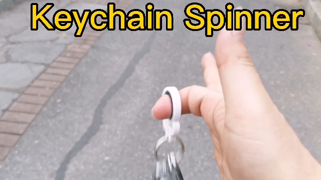 Watch Keychain spinner - key spinner - fidget keychain spinner on ...
