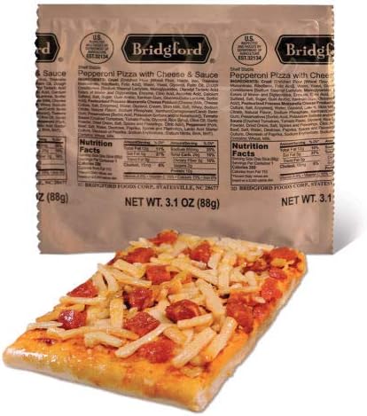 Amazon.com: Bridgford MRE Pepperoni Pizza Slice With Cheese MRE ...