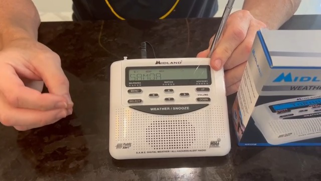 Watch Review of the Midland WR120B Weather Alert Radio on Amazon Live