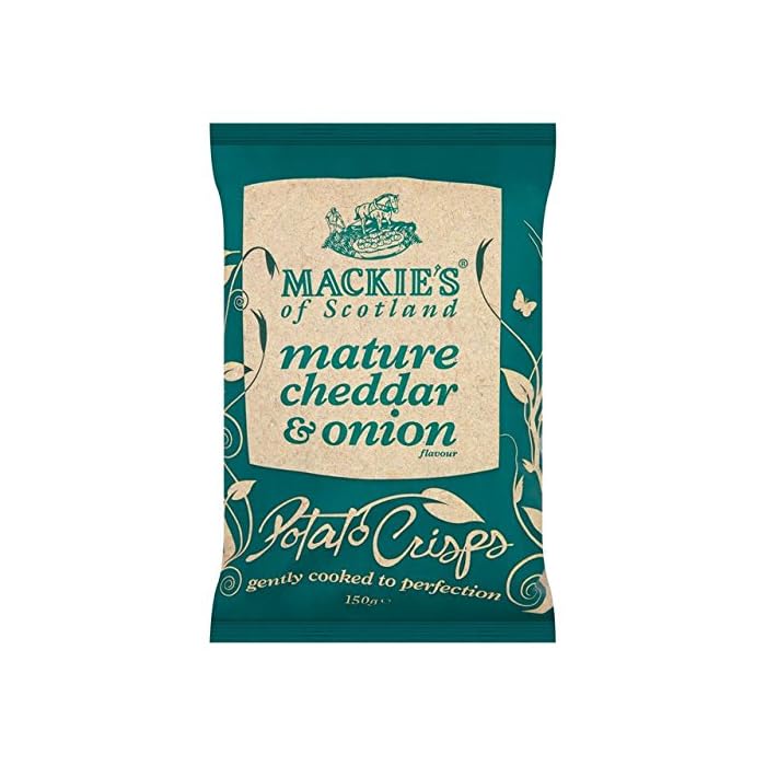 Buy Mackie's of Scotland Mature Cheddar and Onion Flavour Potato Crisps ...