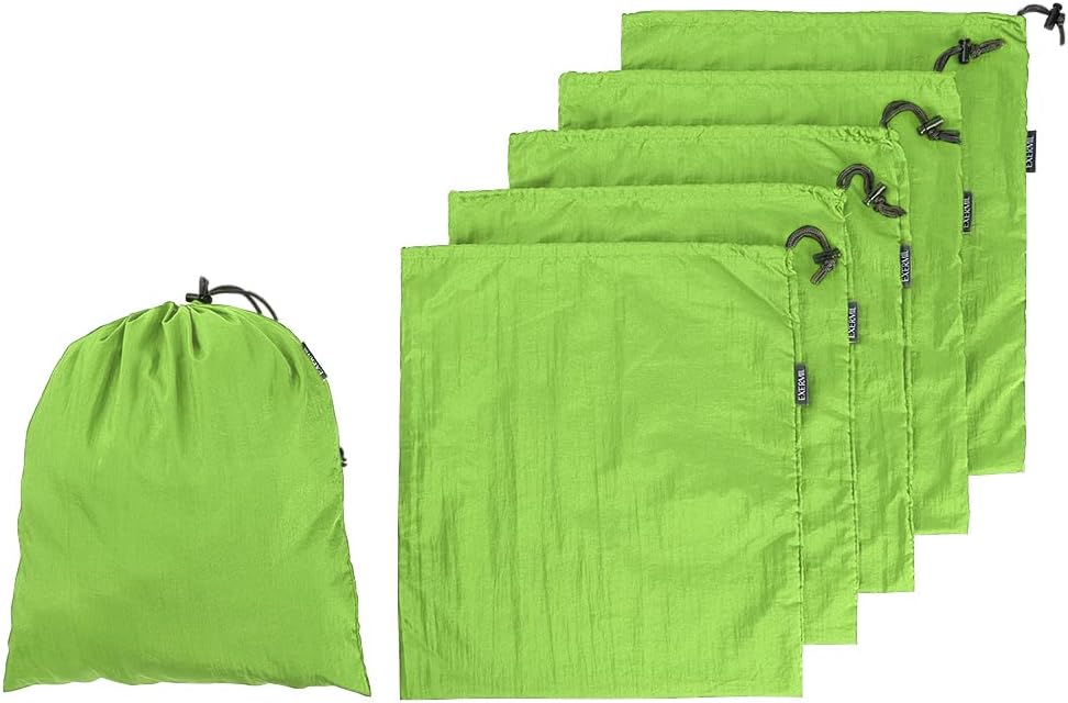 Amazon.com: EXERMIL Nylon Stuff Sack Set 6-Piece (1.5L/7.5L/12.8L ...