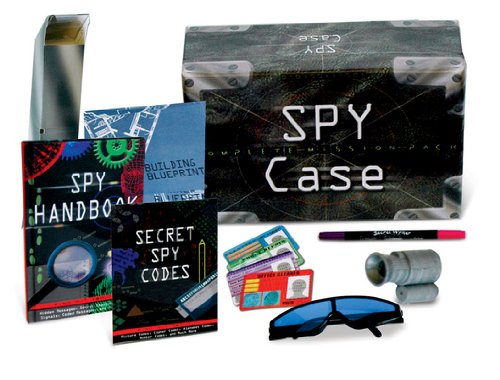 Spy Case, RRP £12.99 (Box with 32-page spy handbook, secret codes book ...