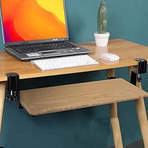 Amazon.co.jp: DIBAKO Keyboard Tray, Retrofit Keyboard Slide Type, Desk ...