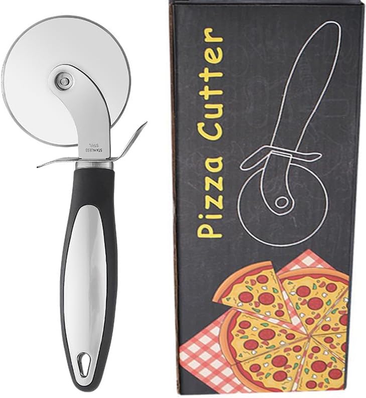 Amazon.com: Pizza Wheel Cutter, Stainless Steel Pizza Cutter Pie ...