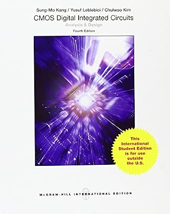 CMOS Digital Integrated Circuits Analysis & Design : Kang, Sung-Mo ...